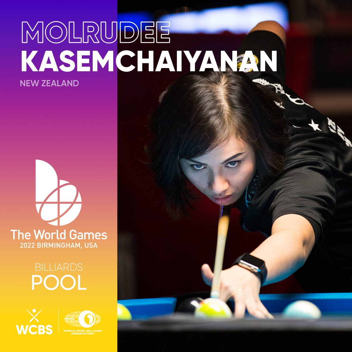 Pool (Women) Players at the 2022 World Games – WCBS World Confederation ...