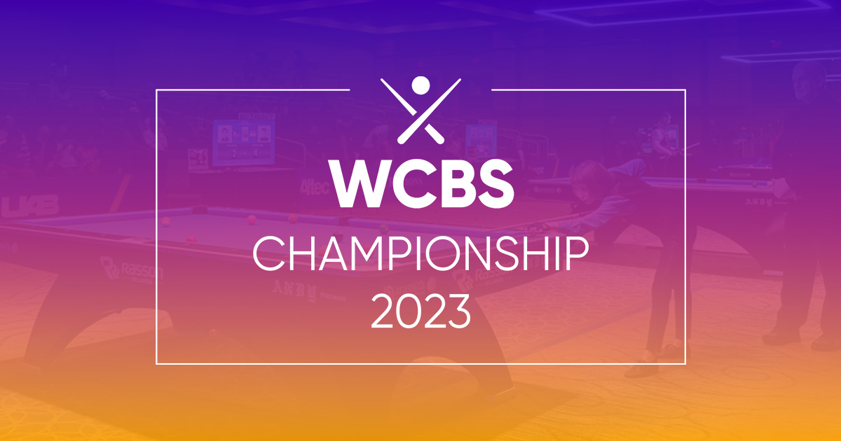 WCBS Championship 2023 | World Confederation of Billiards Sports